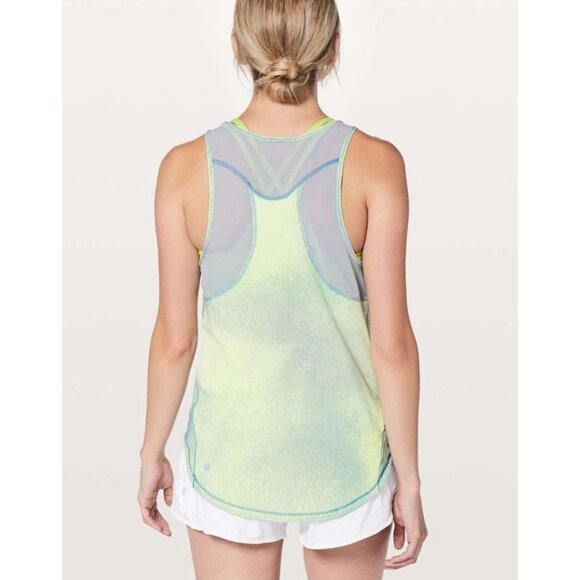 lululemon athletica | Tops | Lululemon Sculpt Tank Ii Ocean Spray Fluro ...